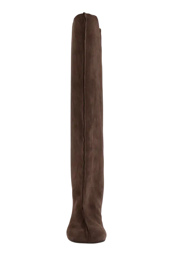 MAISON MARGIELA Suede Heeled Boots