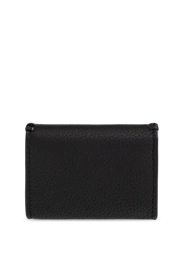 Michael Kors Leather Card Holder With Logo