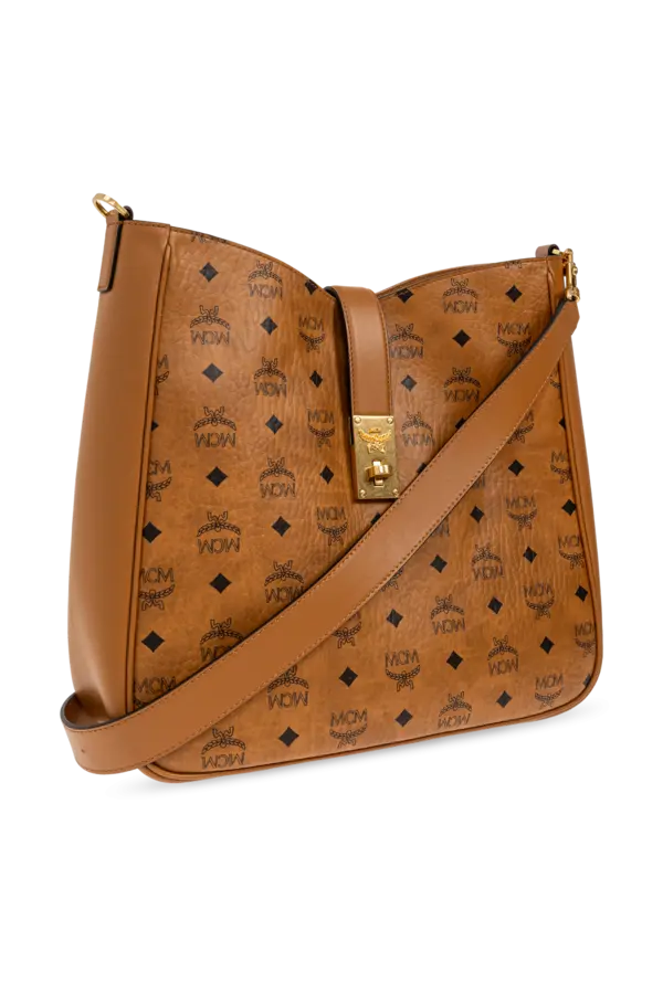 Mcm Tracy Bucket Bag - Brown