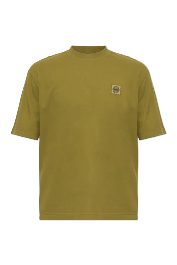 Stone Island T-shirt With Logo Patch
