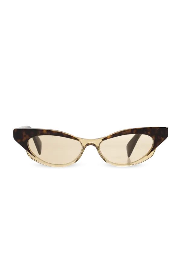Alexander McQueen Cat Eye Sunglasses With Tortoiseshell Pattern - Brown