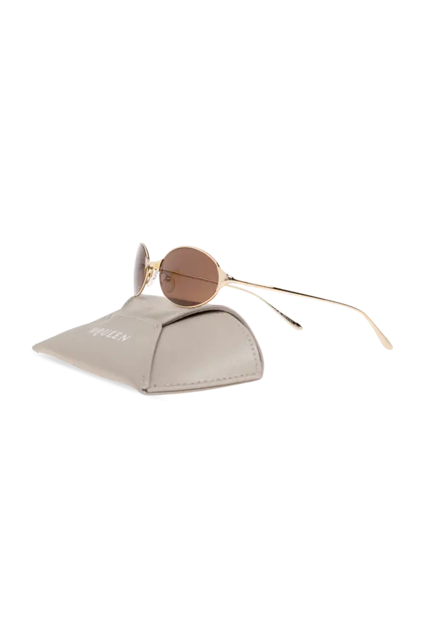 Alexander McQueen Oval Sunglasses