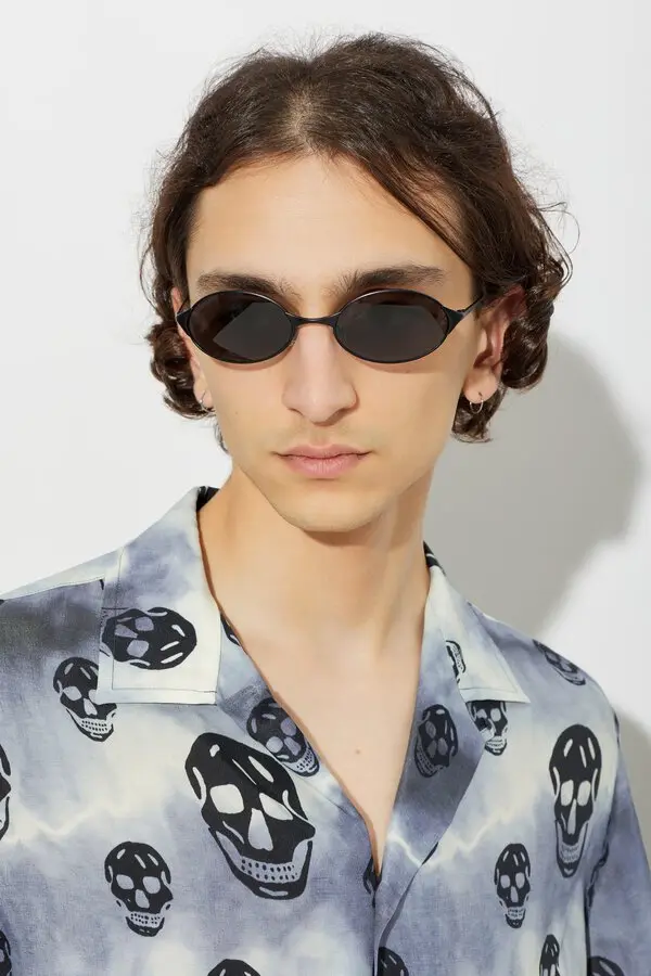 Alexander McQueen Oval Sunglasses