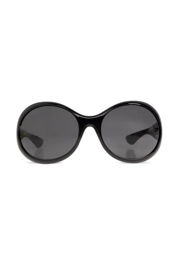 Alexander McQueen Oversized Butterfly Sunglasses - Black