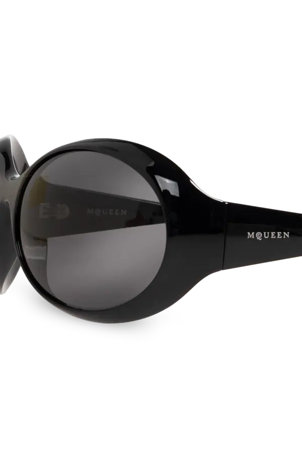 Alexander McQueen Oversized Butterfly Sunglasses - Black