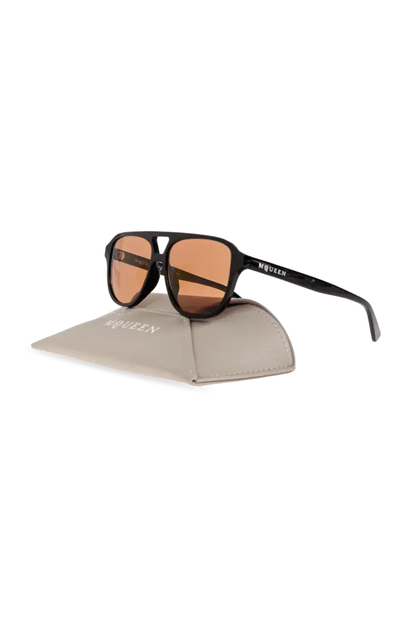 Alexander McQueen Aviator Sunglasses