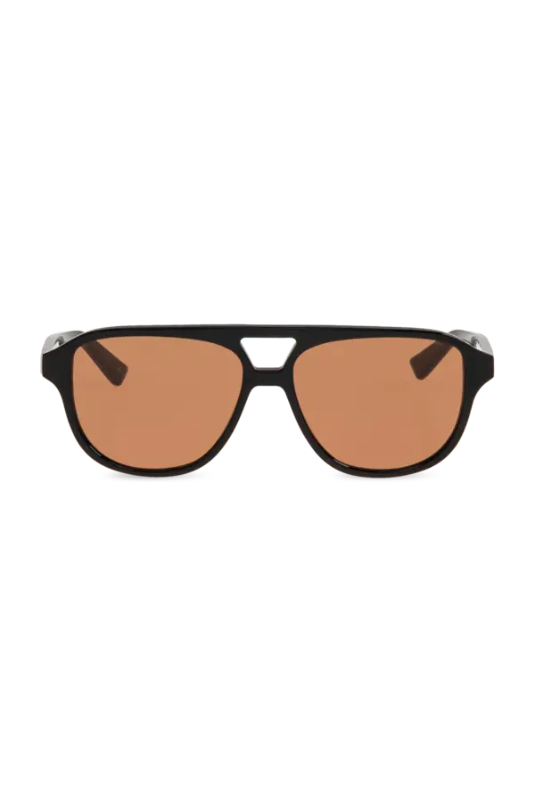 Alexander McQueen Aviator Sunglasses - Black