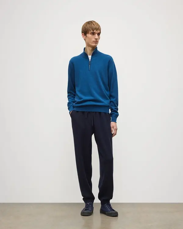 Johnstons Of Elgin Lewi Dark Tapered Cahmere Jogger