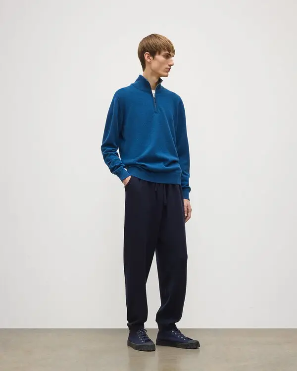 Johnstons Of Elgin Lewi Dark Tapered Cahmere Jogger