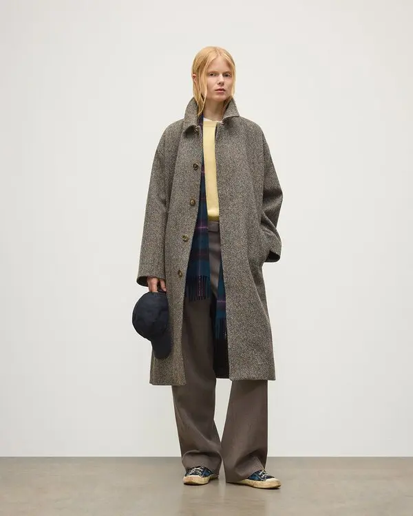 Johnstons Of Elgin Brodie Wool Car Coat