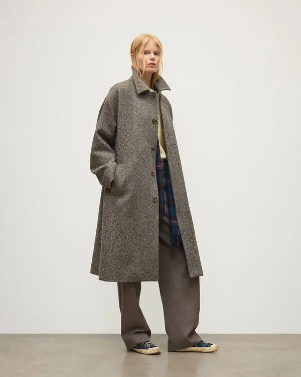 Johnstons Of Elgin Brodie Wool Car Coat