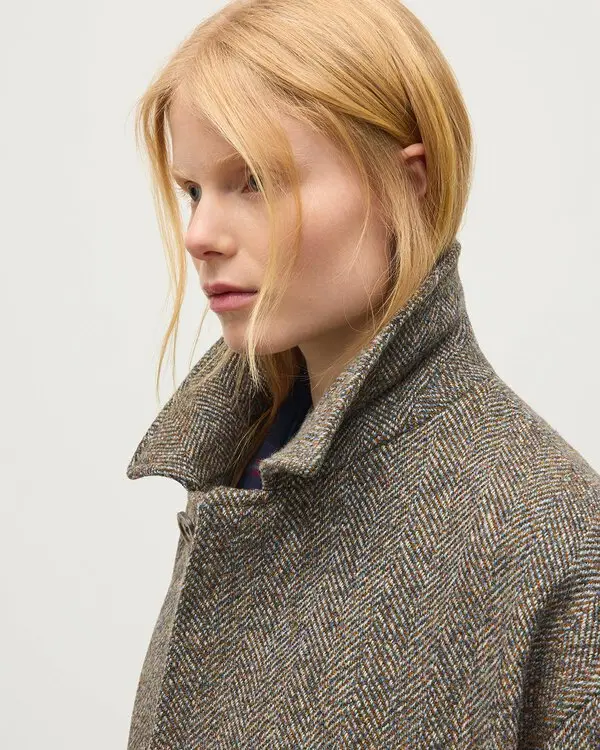 Johnstons Of Elgin Brodie Wool Car Coat