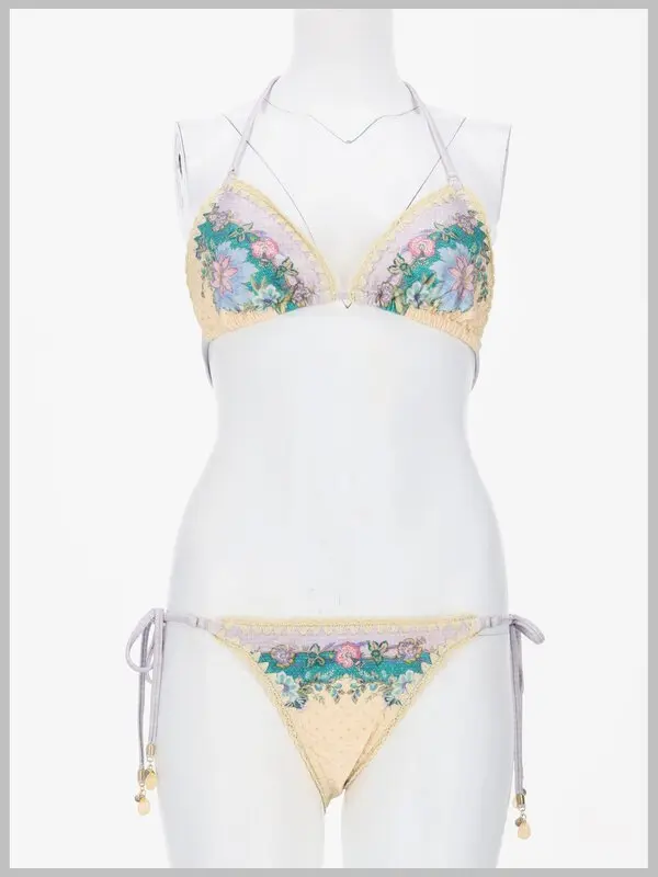 Zimmermann Bikini "indra" Con Dettagli Crochet - Multicolour