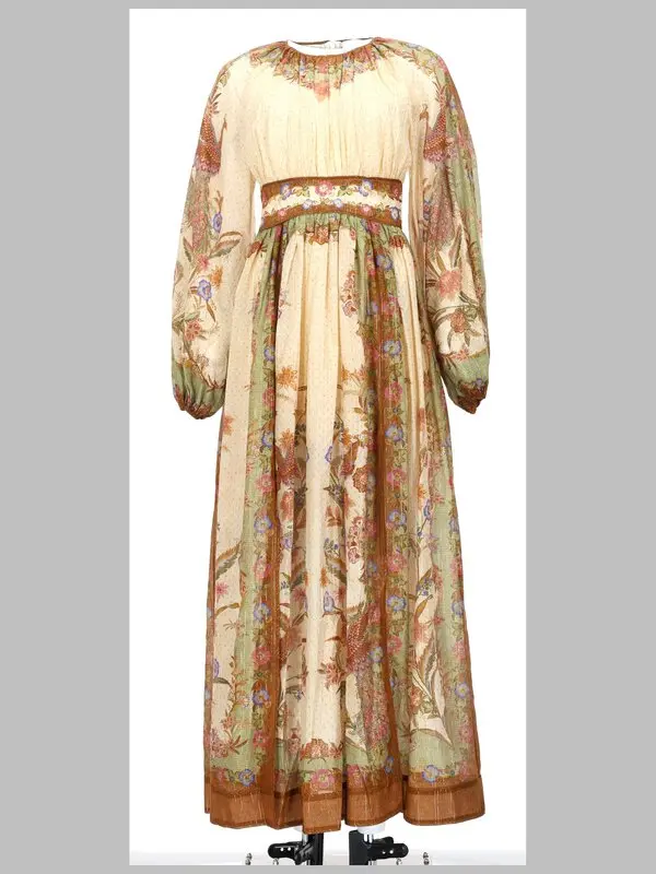 Zimmermann Indra" Maxi Dress With Floral Print