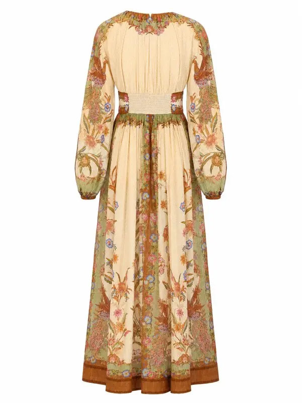 Zimmermann Indra" Maxi Dress With Floral Print