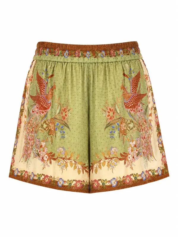 Zimmermann Indra Printed Shorts