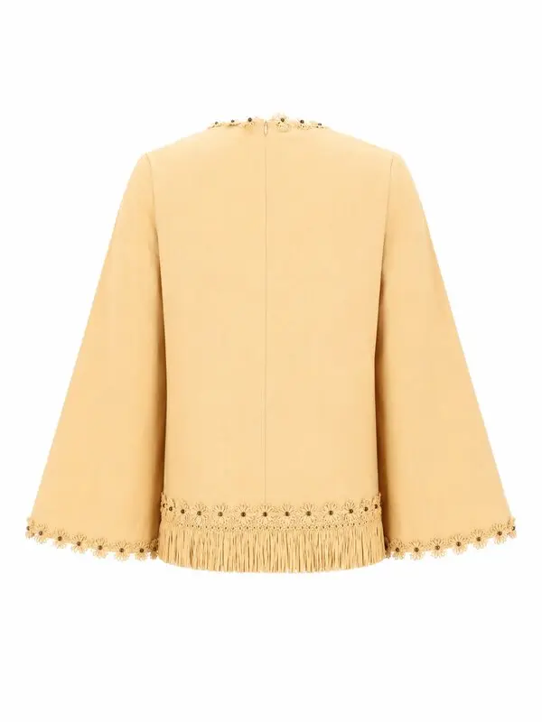 Zimmermann Blouse With Fringe Detailing