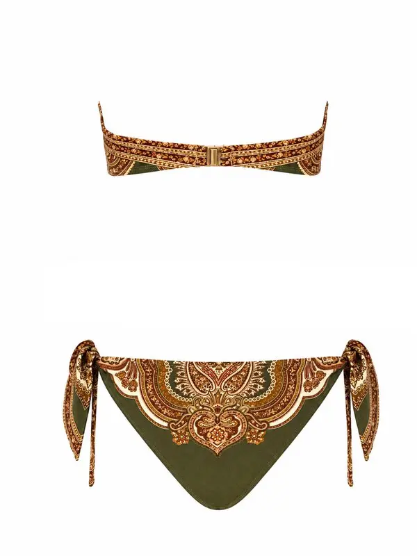 Zimmermann Costume Intero "mahon" Con Dettaglio Foulard