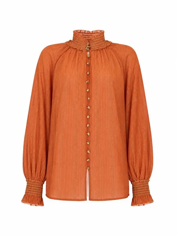 Zimmermann Aster Blouse - Orange