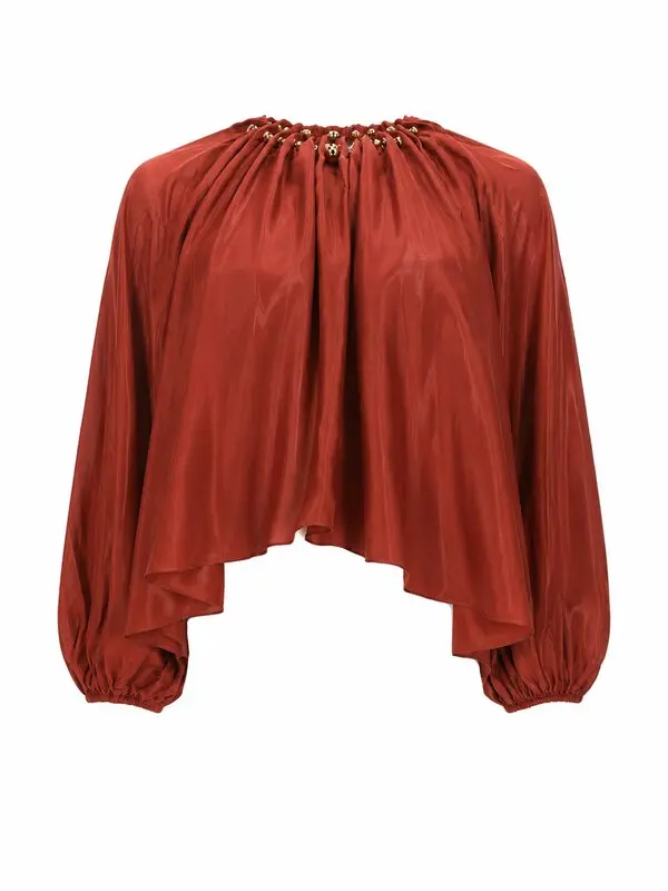 Zimmermann Aster" Blouse With Beading - Red