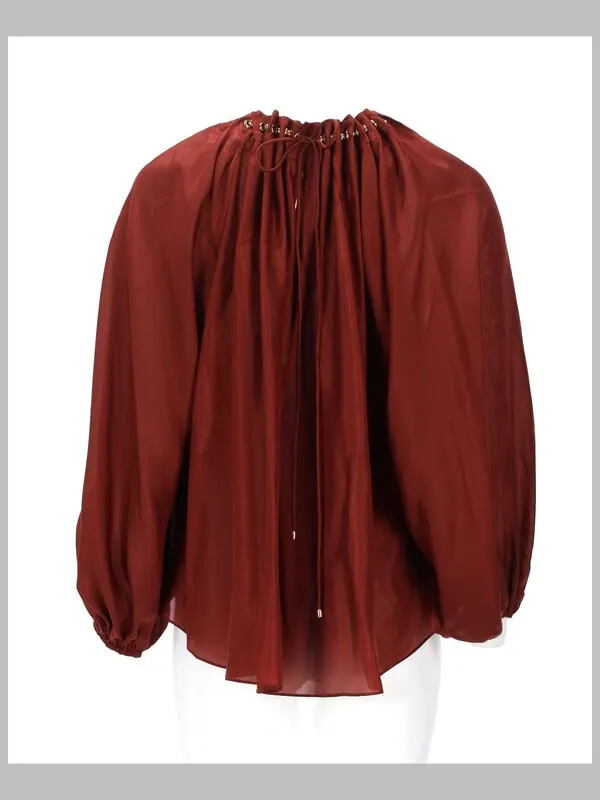Zimmermann Aster" Blouse With Beading - Red