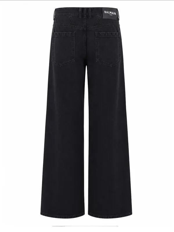 Balmain Wide Leg Jeans