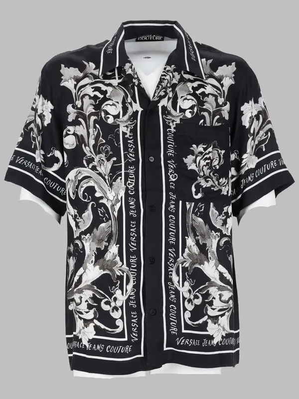 Versace Camicia Con Stampa