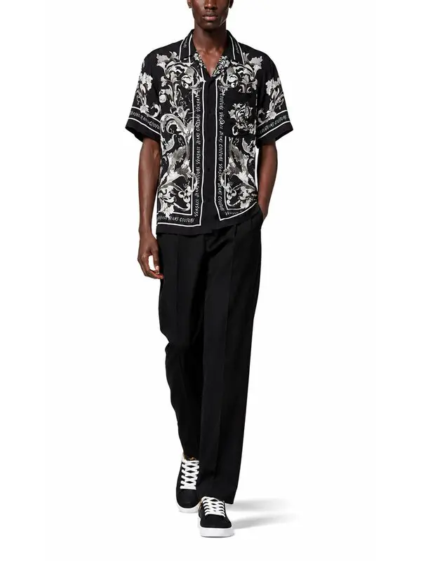 Versace Camicia Con Stampa