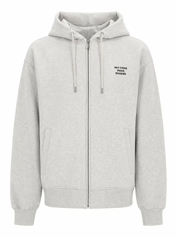 Drole De Monsieur Felpa Con Zip E Cappuccio