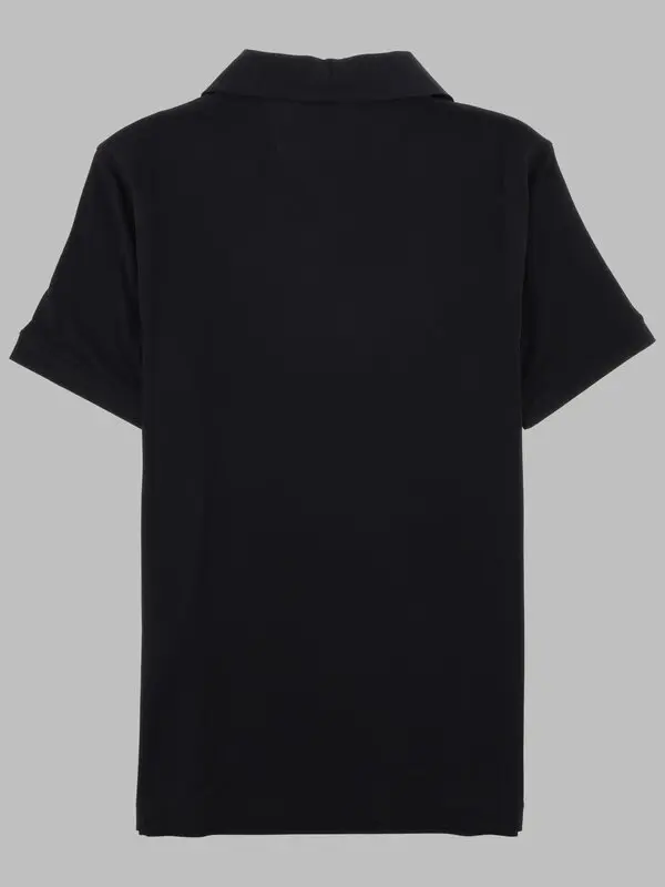 Giorgio Armani Polo In Jersey Di Viscosa Stretch