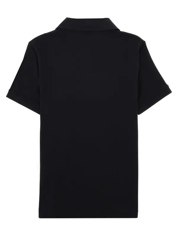 Giorgio Armani Polo In Jersey Di Viscosa Stretch