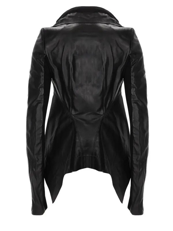 Rick Owens Naska Leather Biker Jacket