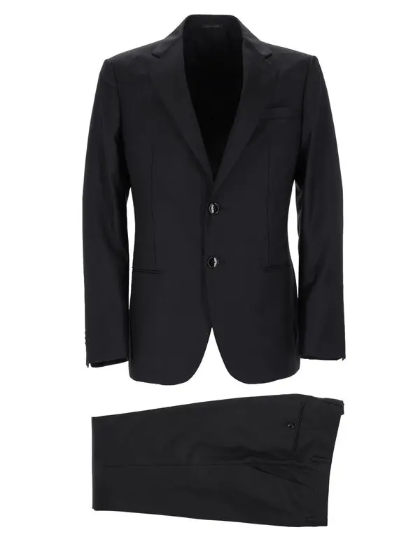 Giorgio Armani Soho Two-piece Wool Suit - Charcoal