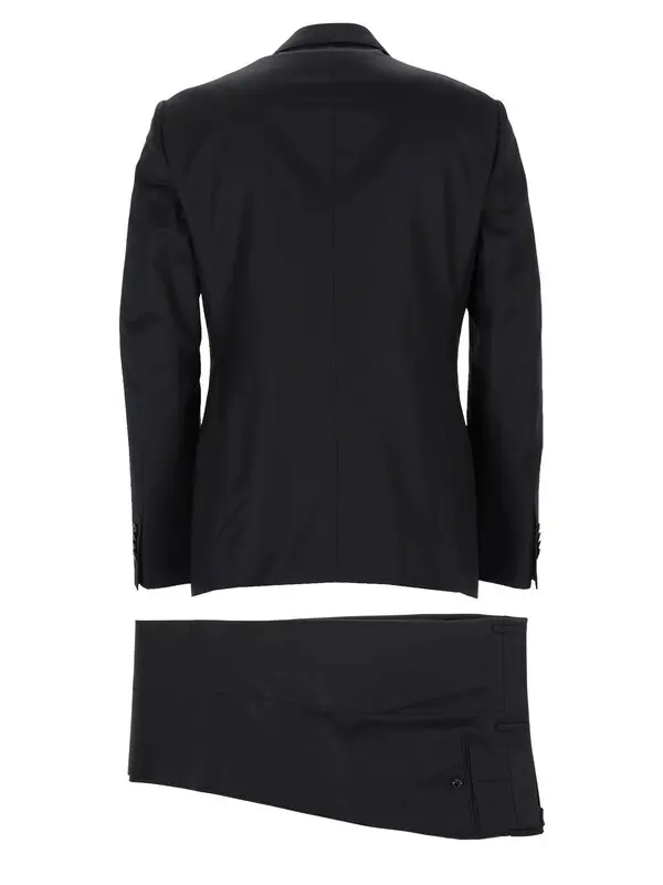 Giorgio Armani Soho Two-piece Wool Suit - Charcoal