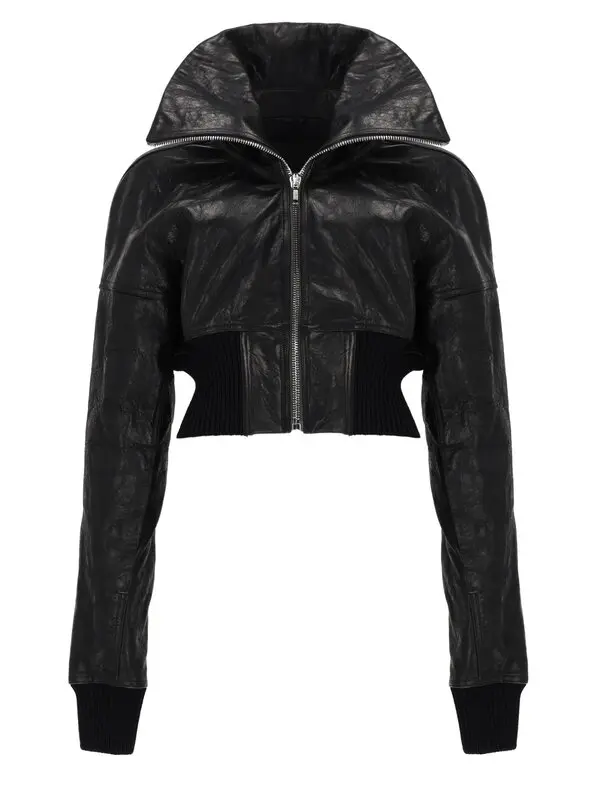 Rick Owens Giacca "dracuflight Cropped - Black