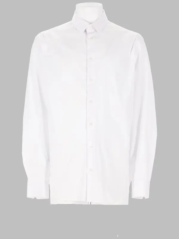 Giorgio Armani Slim Fit Cotton Poplin Shirt