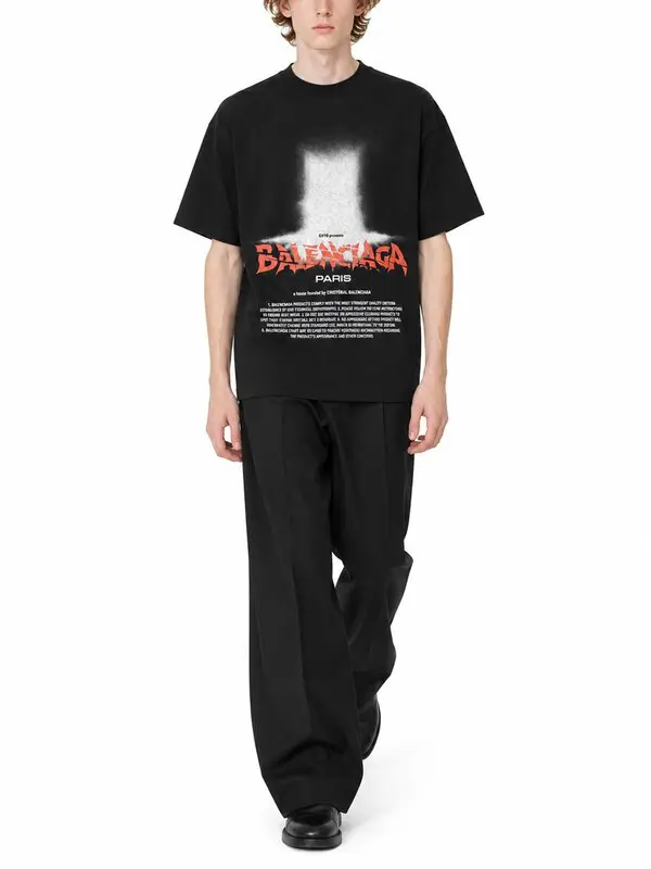 Balenciaga T-shirt Con Stampa