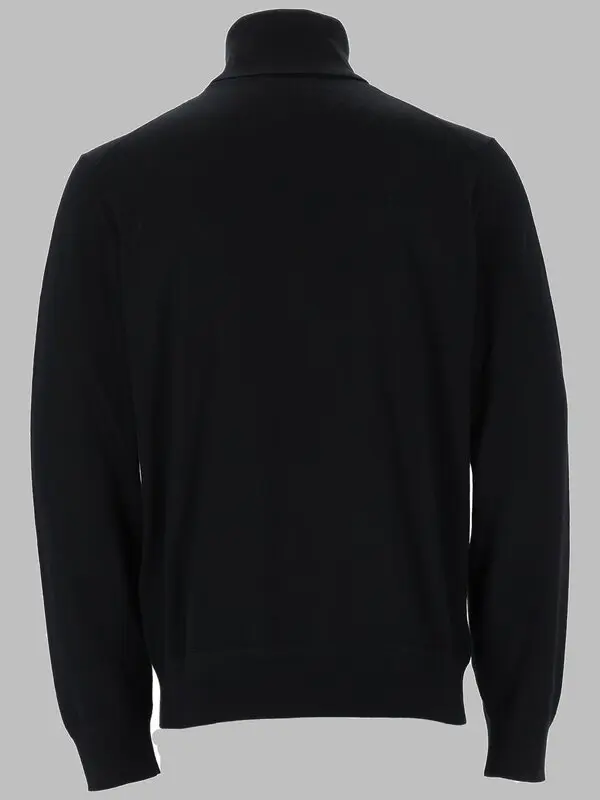 TOM FORD Dolcevita Fine Knit Wool Sweater - Black