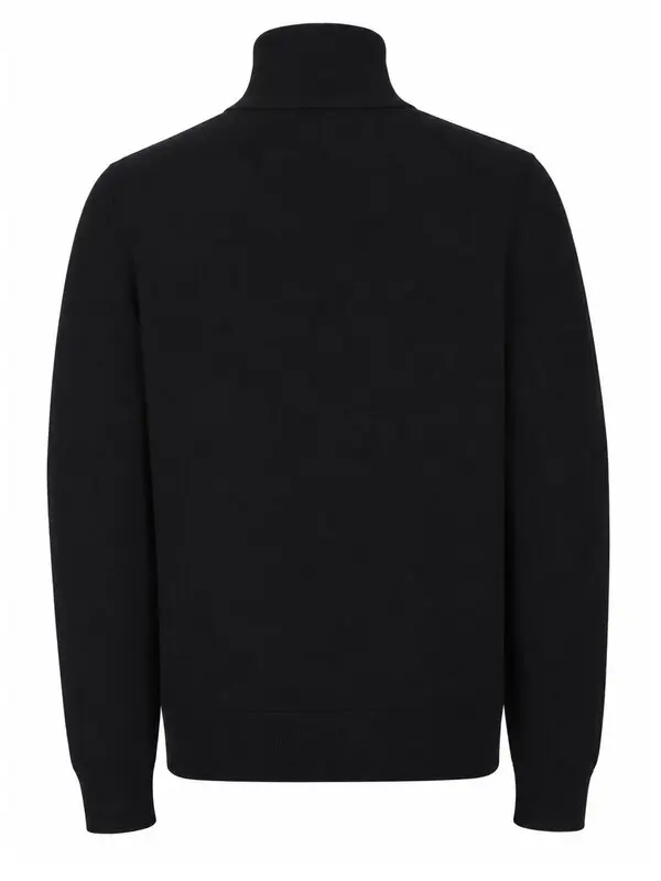 TOM FORD Dolcevita Fine Knit Wool Sweater - Black