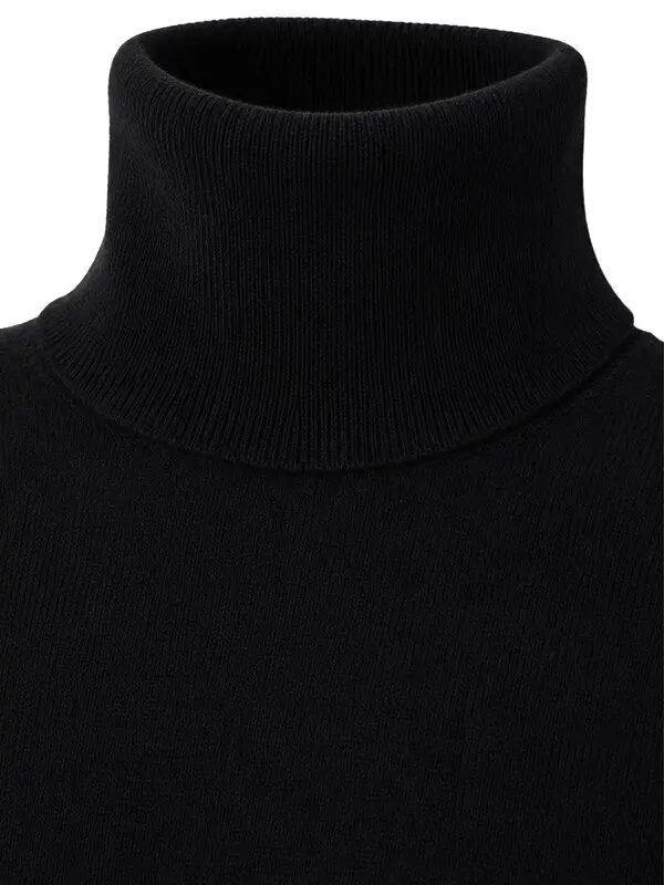 TOM FORD Dolcevita Fine Knit Wool Sweater - Black
