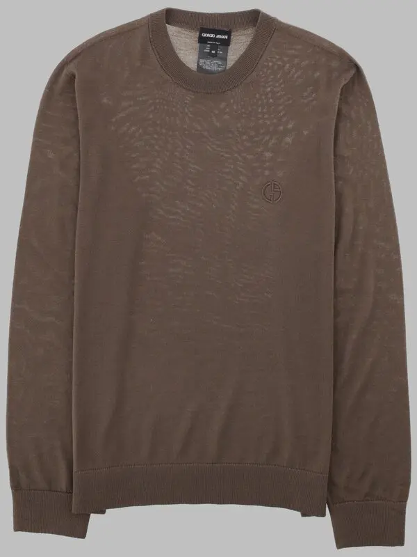 Giorgio Armani Maglia In Lana Vergine