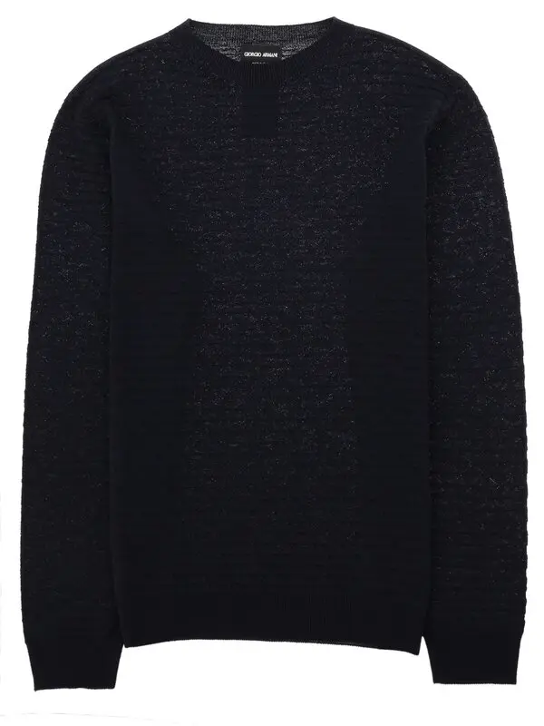 Giorgio Armani Virgin Wool Crewneck Sweater