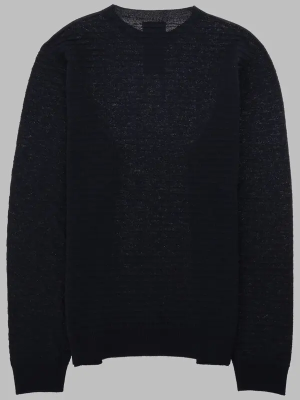 Giorgio Armani Virgin Wool Crewneck Sweater