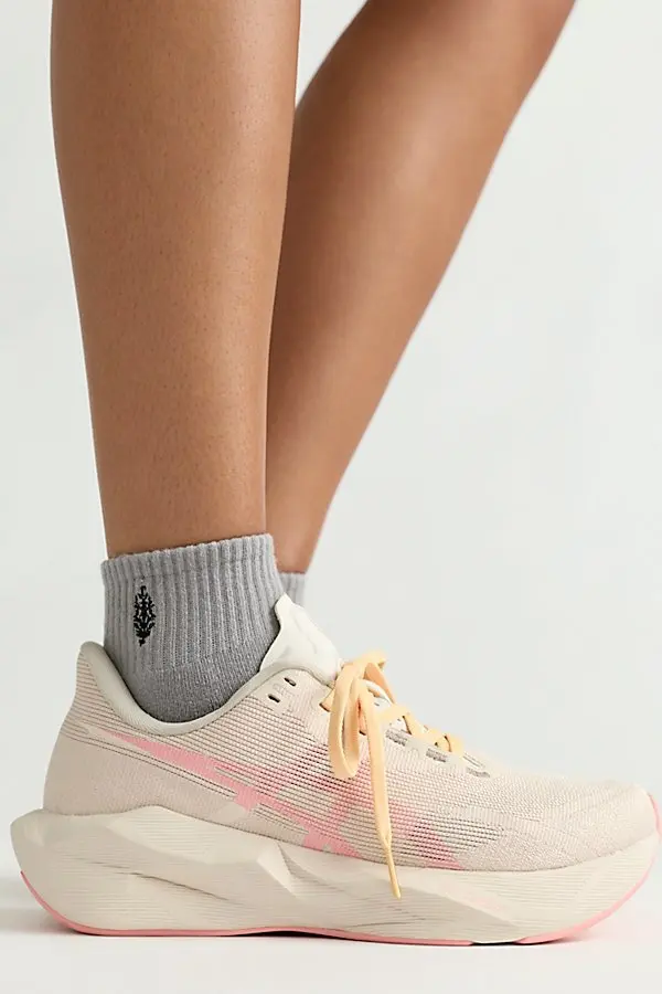 Asics Novablast 6 Athletic Sneakers - Birch/grapefruit