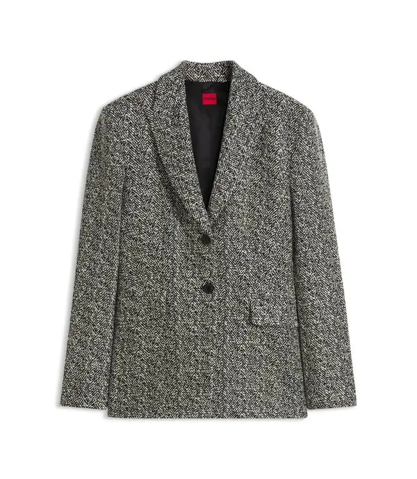 Hugo Regular-fit Herringbone Blazer