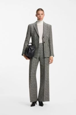 Hugo Regular-fit Herringbone Blazer