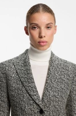 Hugo Regular-fit Herringbone Blazer