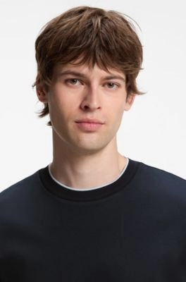 BOSS Slim-fit Cotton T-shirt With Crew Neck