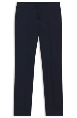 BOSS Slim-fit Pants In Virgin Wool And Silk