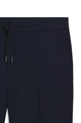 BOSS Slim-fit Pants In Virgin Wool And Silk